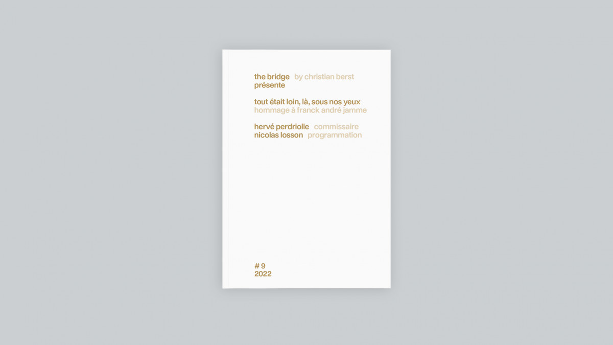 tout était loin, là, sous nos yeux : hommage à Franck André Jamme | christian berst — art brut